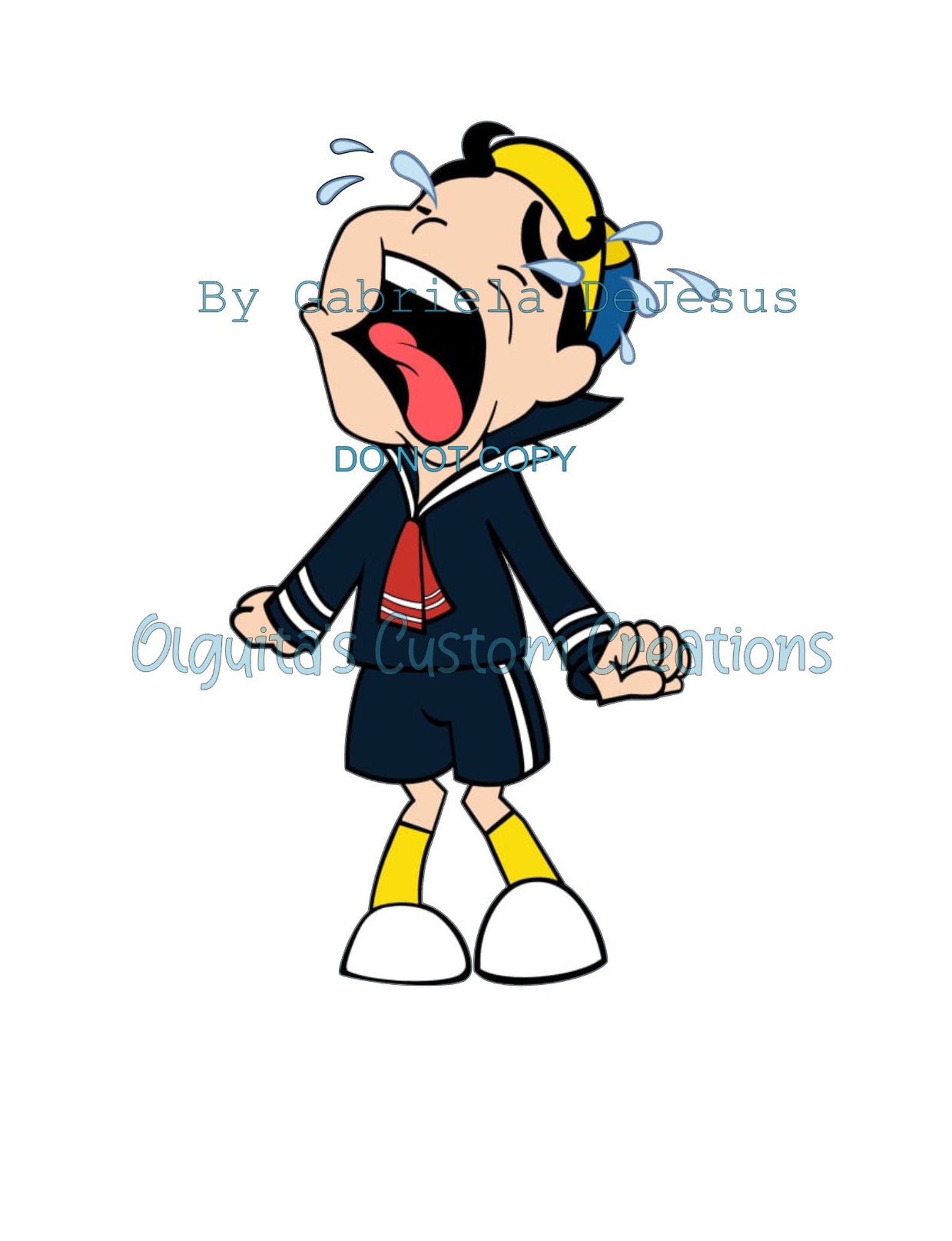 Quico el lloron NO BACKGROUND/ quico animado/ quico png/chavo | Etsy