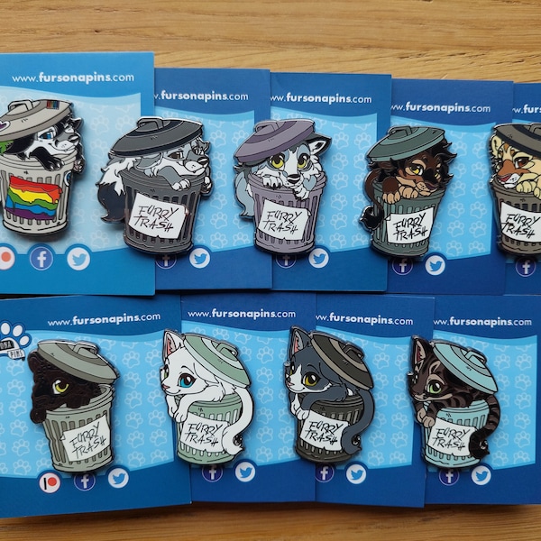 Furry Pins - Etsy
