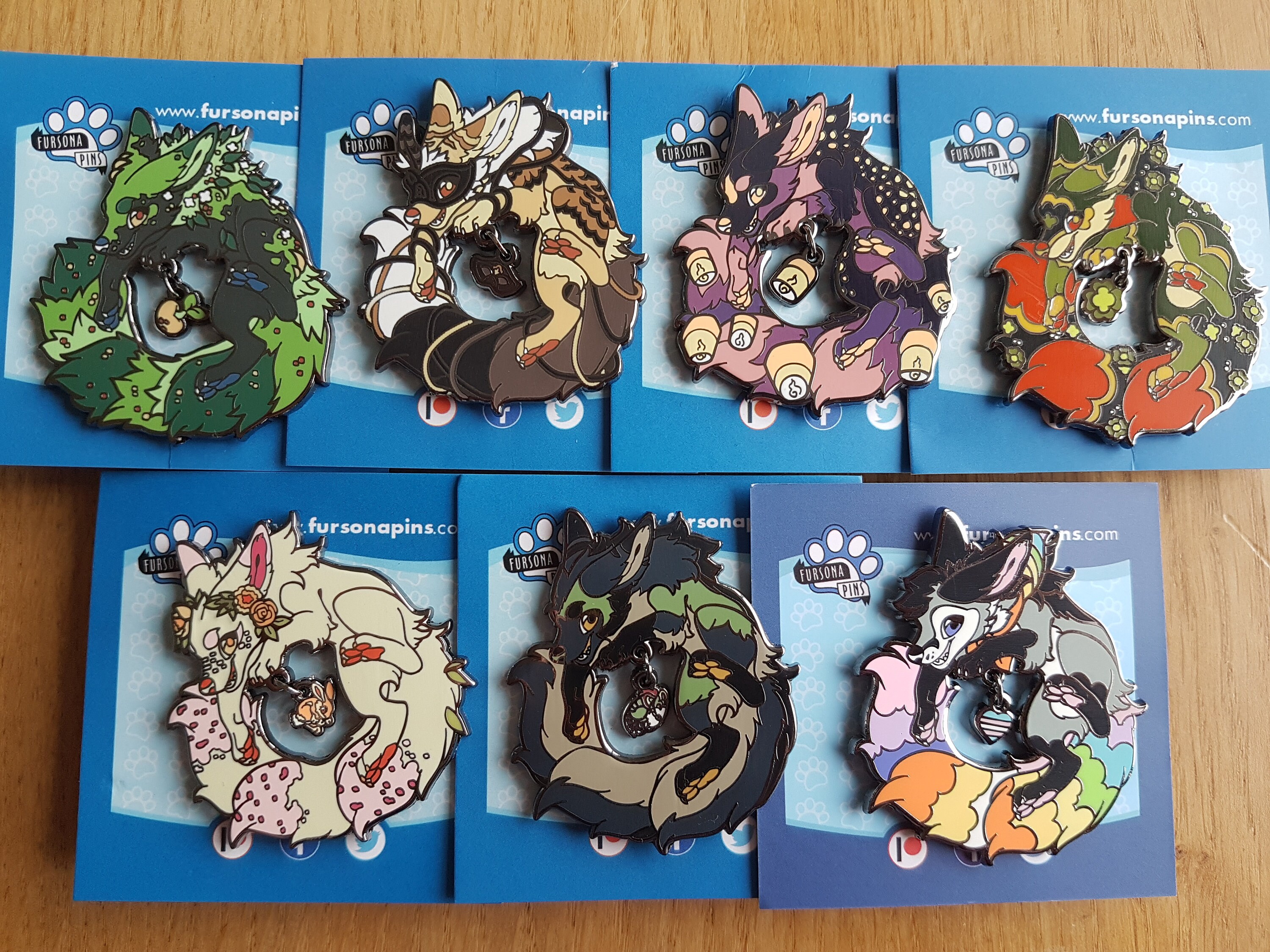 Fursona Pins Fire Fox Pins | Etsy