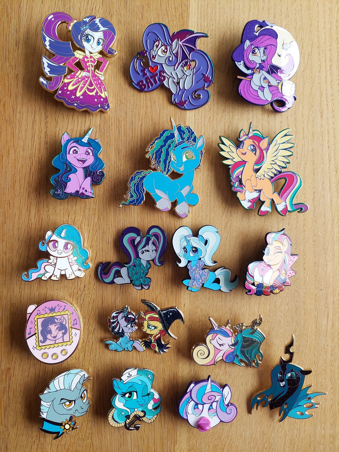 My Little Pony Jumbo Enamel Pins - Etsy