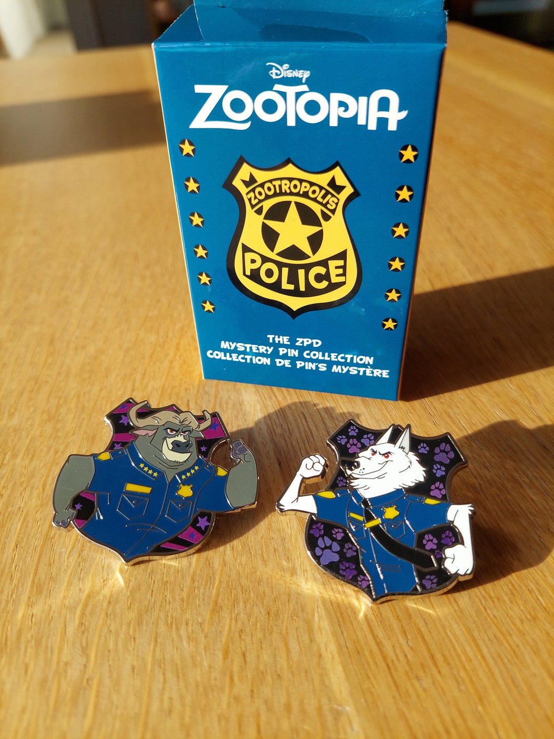 Official Disney Zootopia/zootropolis ZPD Pin Collection two Pin Set - Etsy