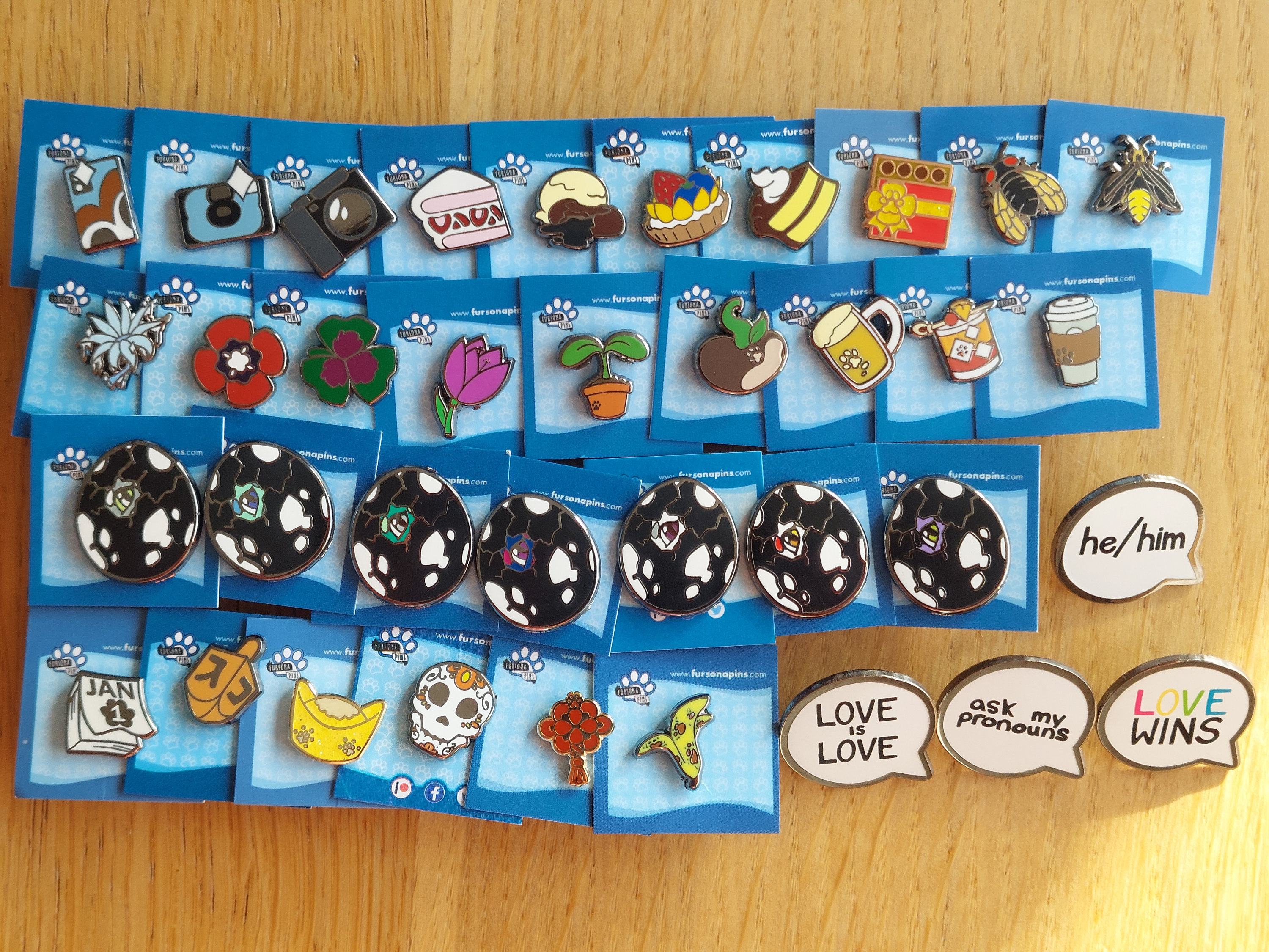 Fursona Pins Mini Pins Bag of Beans Pins - Etsy