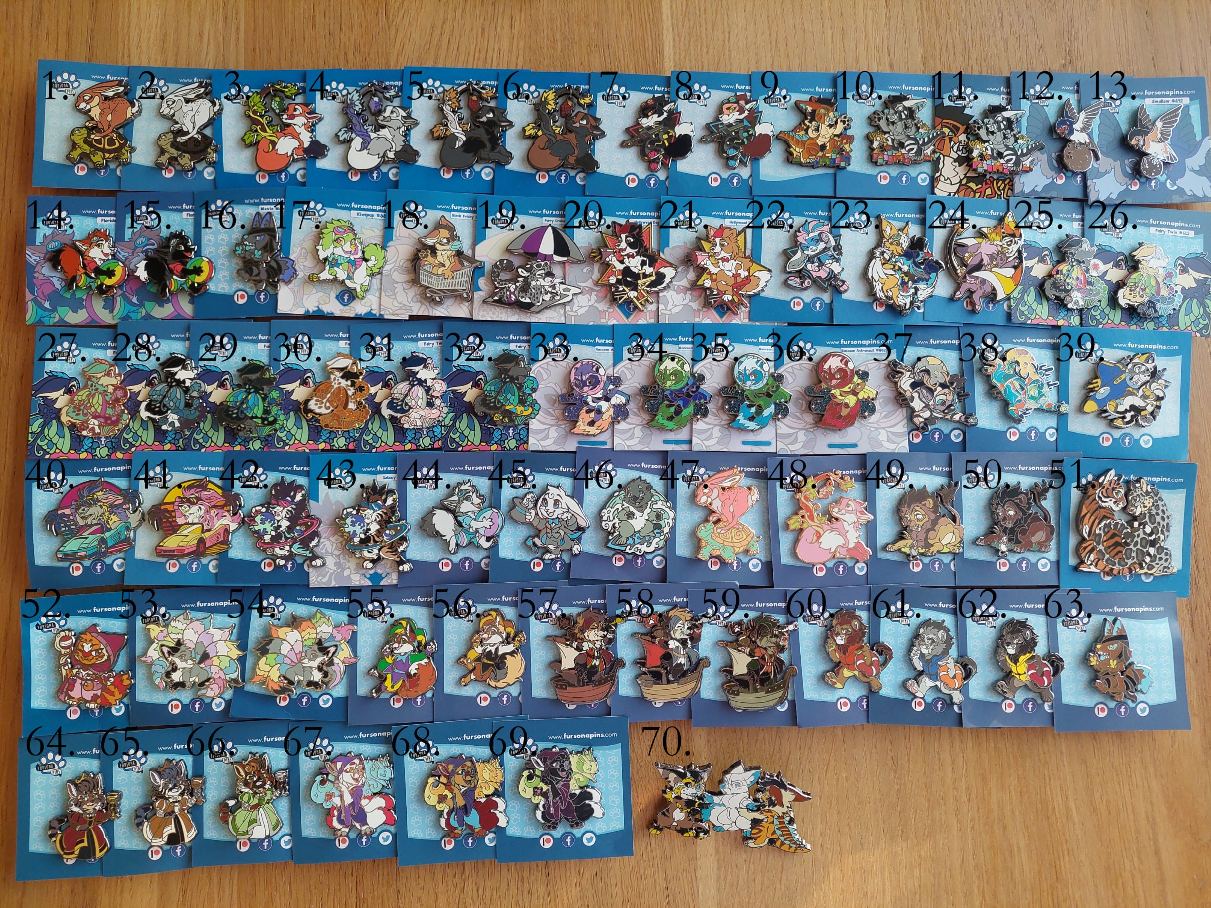 Fursona Pins Con Convention Exclusive and Rare Pins - Etsy