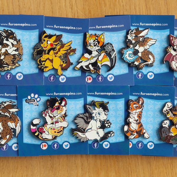 Furry Pins - Etsy