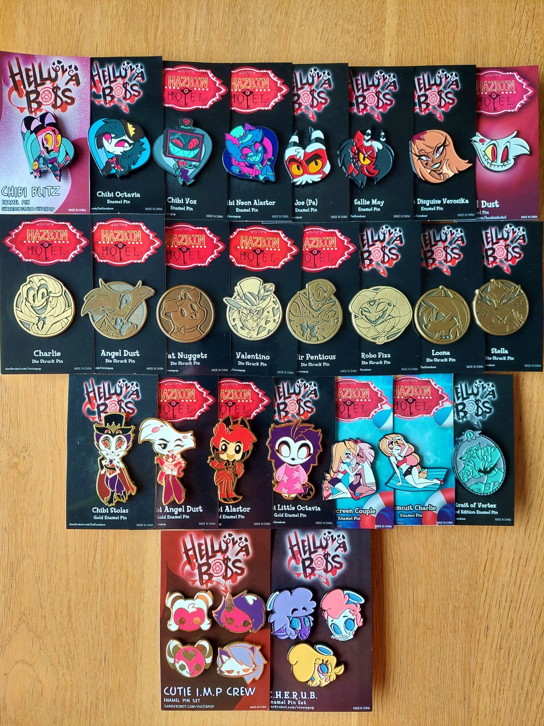 Official Helluva Boss & Hazbin Hotel Enamel Pins - Etsy UK