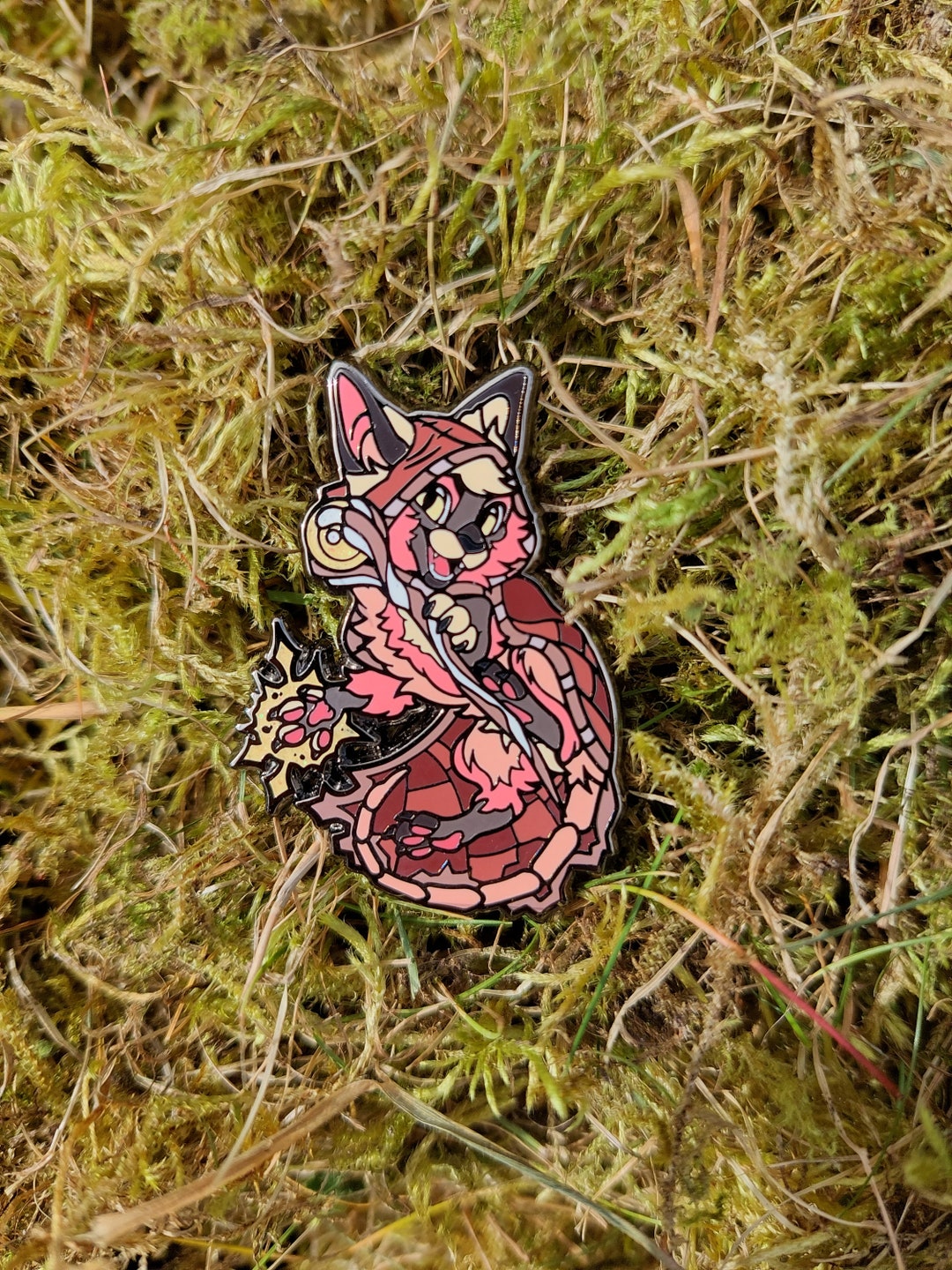 LE Castilleja the Nekomancer Lyoki by Fursona Pins cat 18 - Etsy