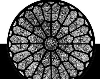 Notre Dame Rose Window - Etsy