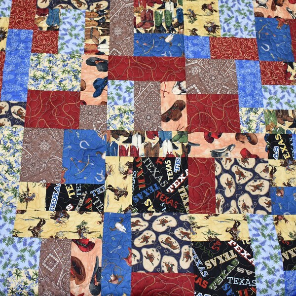 Texas Theme Fabric - Etsy