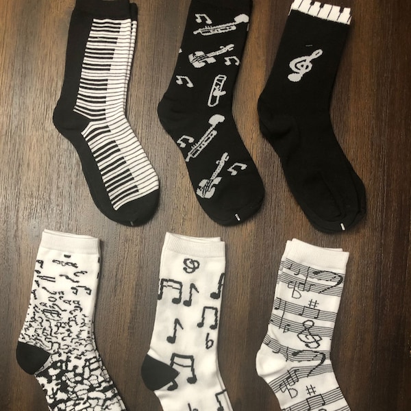 Music Socks - Etsy
