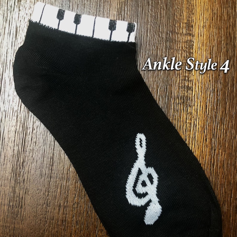 Music Inspired Ankle Socks - Etsy