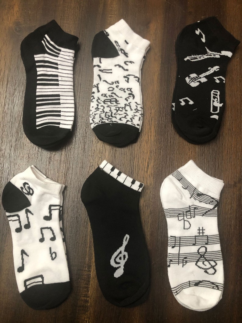 Music Inspired Ankle Socks - Etsy
