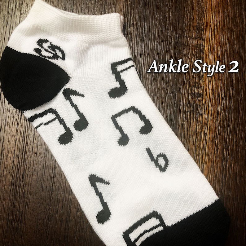 Music Inspired Ankle Socks - Etsy