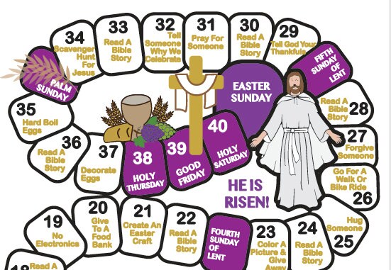 40 Days of Lent Activity. Family Activity. - Etsy