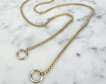 Gold Ball Chain Necklace,24 Inch Ball Chain,30 Inch Ball Chain,36 Inch ...