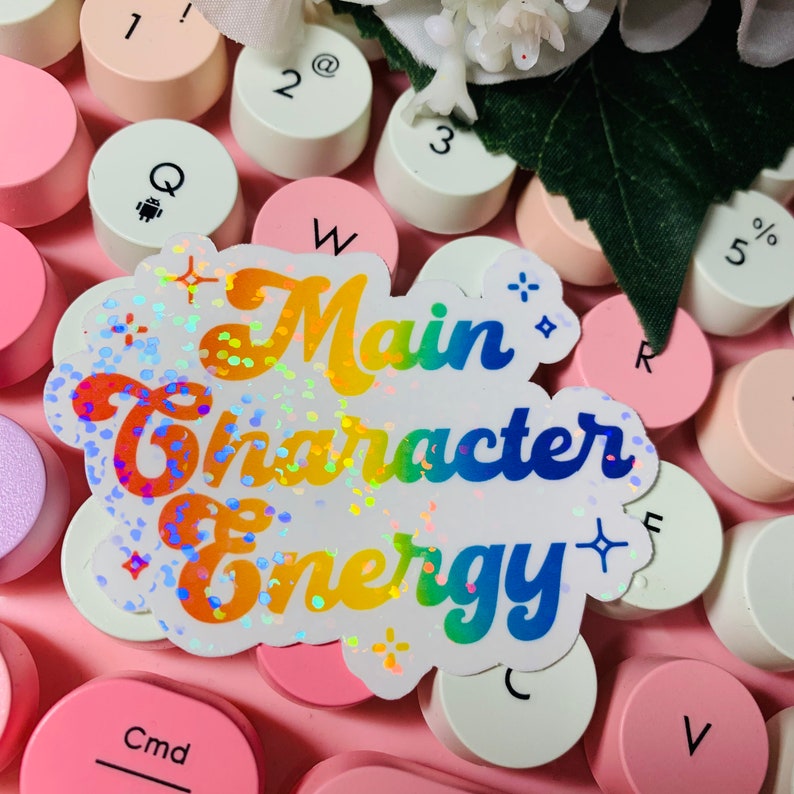 Main Character Energy Sticker Main Character Energy Etsy