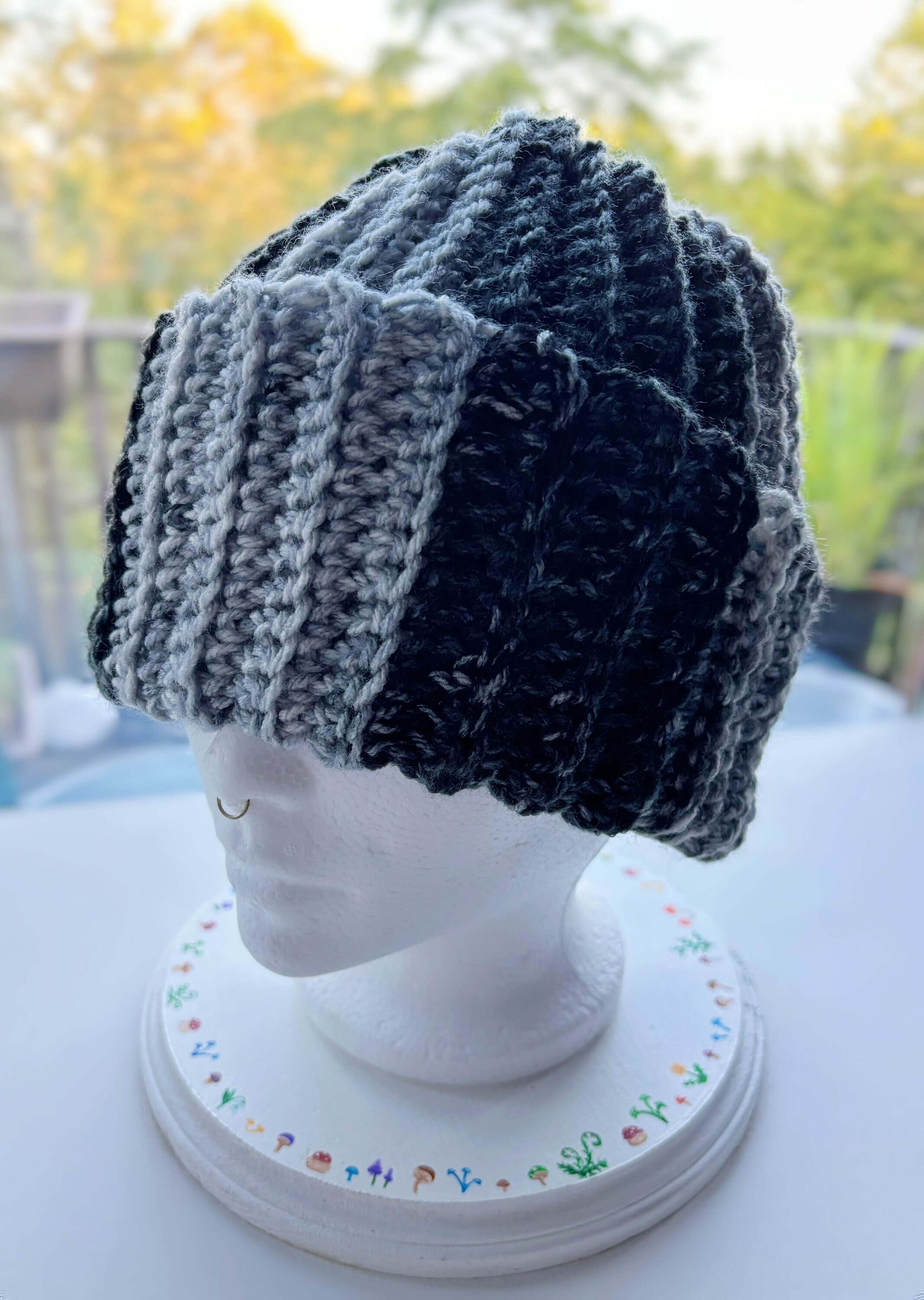Crochet Multi-colored Beanie - Etsy