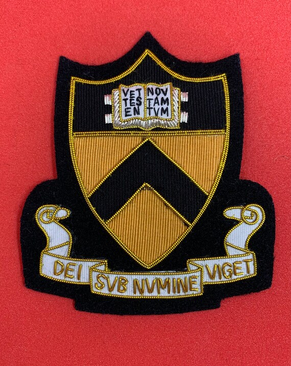 Princeton University Blazer Badge Hand Embroidered Bullion and - Etsy