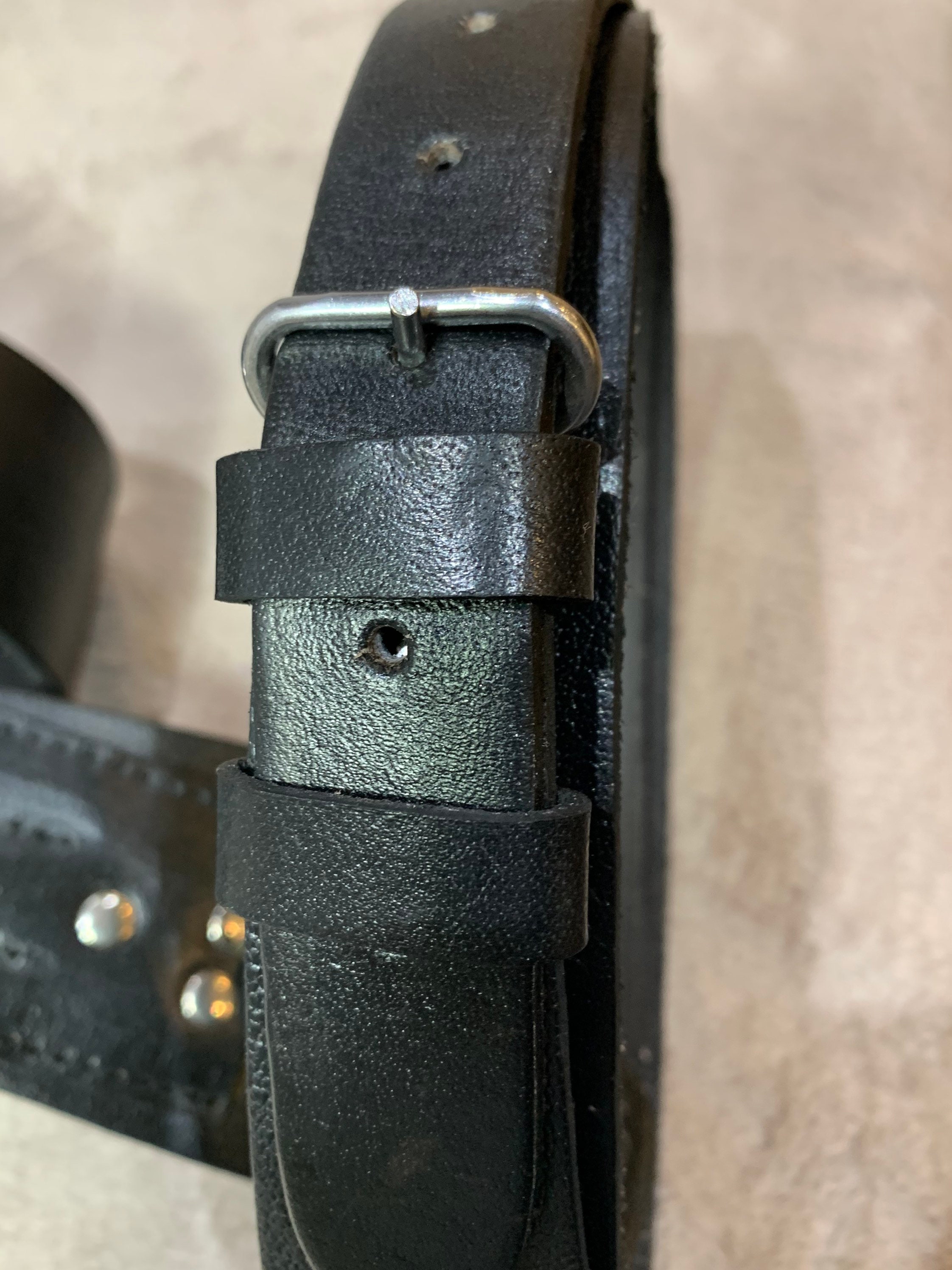 Sam Brown Belt With Strap Black Colour British Army Genuine Leather Sam ...