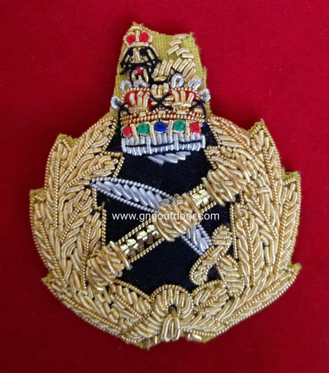 British Army General Officers Beret Badge Hand Embroidered | Etsy
