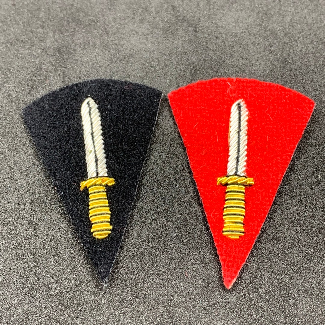 Commando Daggers Mess Dress Sleeve Hand Embroidered Bullion and Wire ...