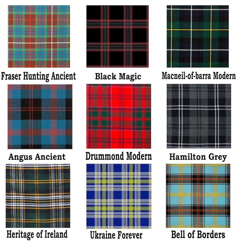 Scottish Men's Handmade Tartan Tie Formal Tie for Wedding Available in ...