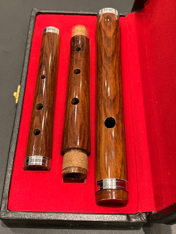 Irish Rose Wood D Flute 3 Part Size 23 Wooden Musical | Etsy
