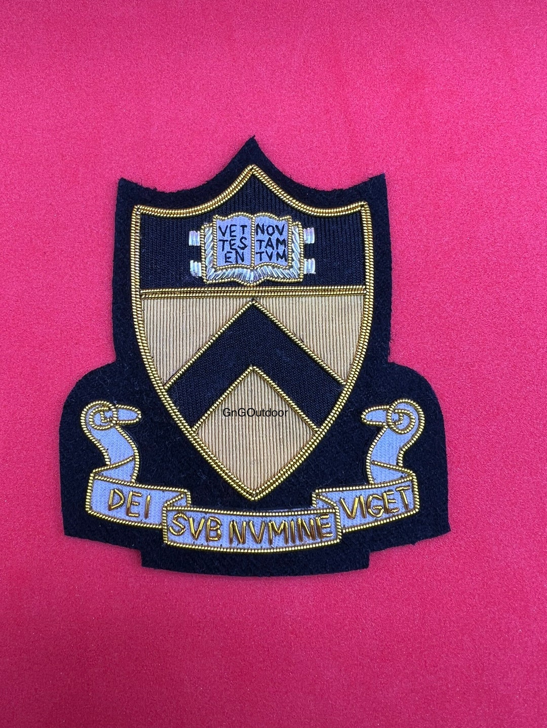 Princeton University Blazer Badge Hand Embroidered Bullion and Wire ...