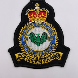 RAF Squadron Badge Royal Air Force Squadron Machine Embroidered Patches ...