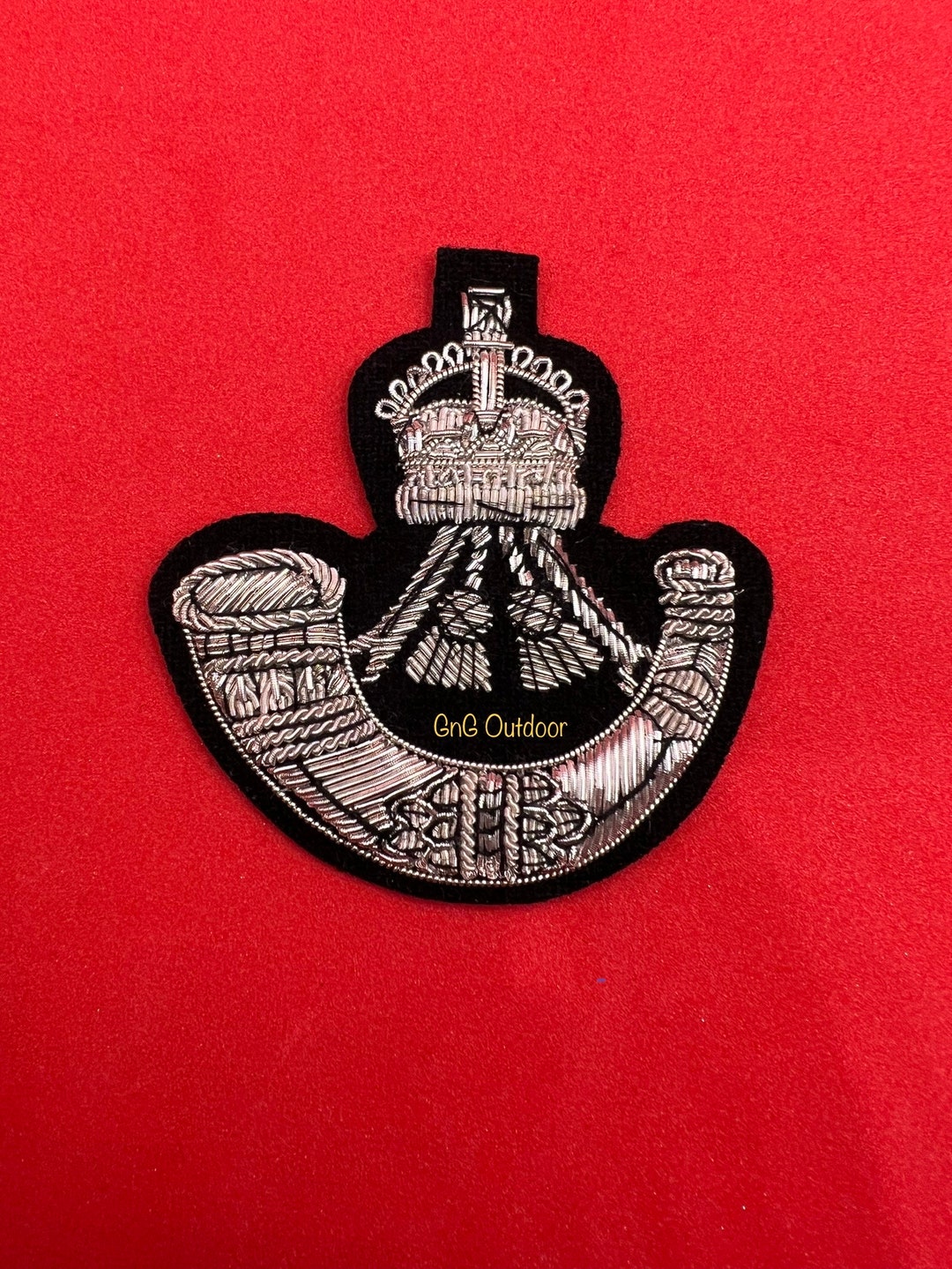 Rifles Regiment Beret Badge RR Hand Embroidered Bullion and Wire Cap ...