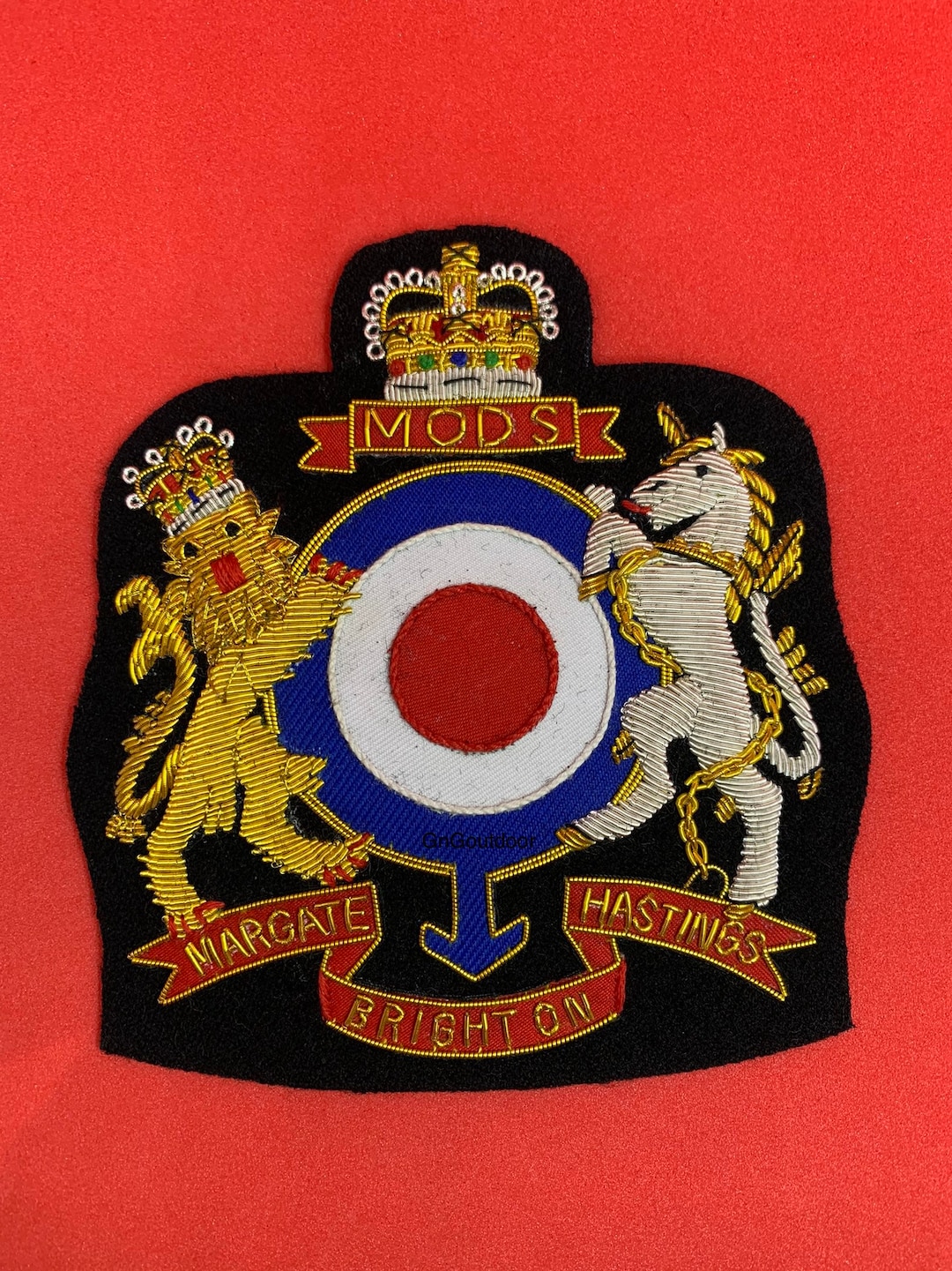 MOD Roundel Parka Patch MODS Hand Embroidered Bullion and Wire Jacket ...