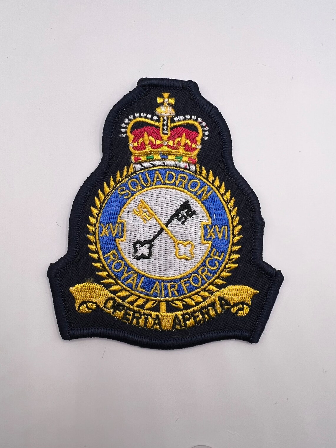 RAF Squadron Badge Royal Air Force Squadron Machine Embroidered Patches ...