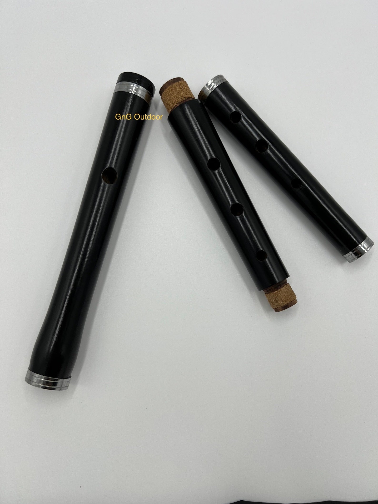 Rosewood Black Irish 3 Parts 23” Flute Student Level in the Key of D 2 ...