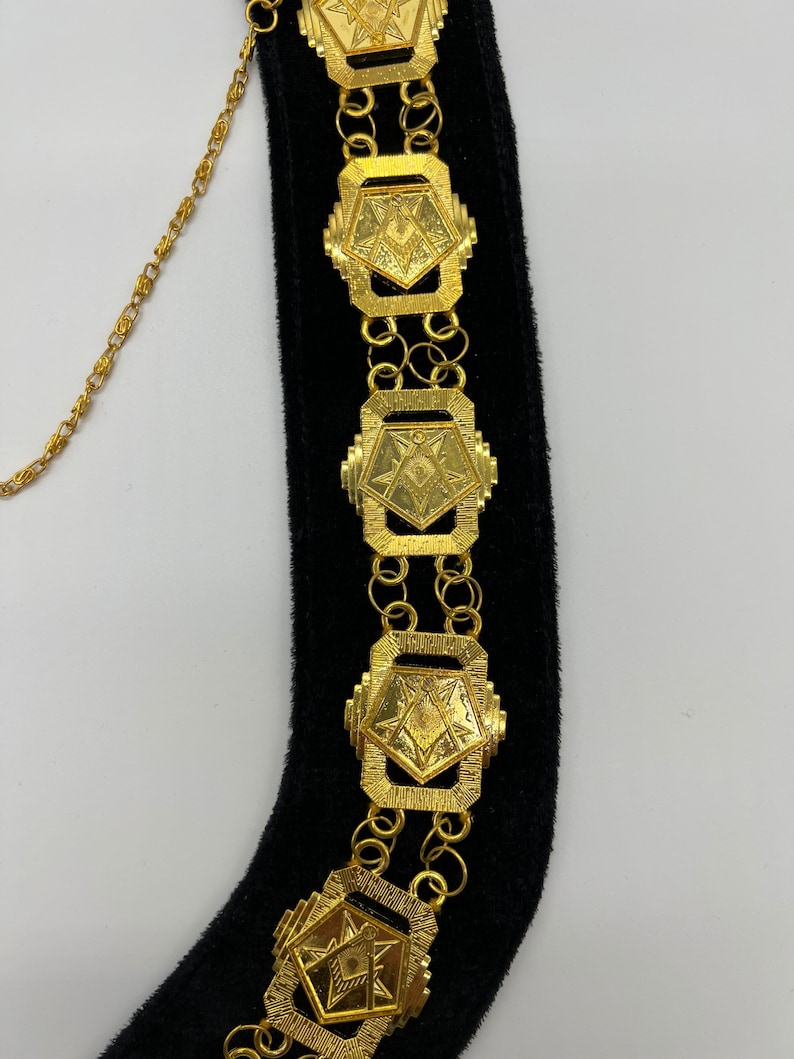 Masonic Regalia Order of Eastern Star Patron Gold Metal Chain - Etsy