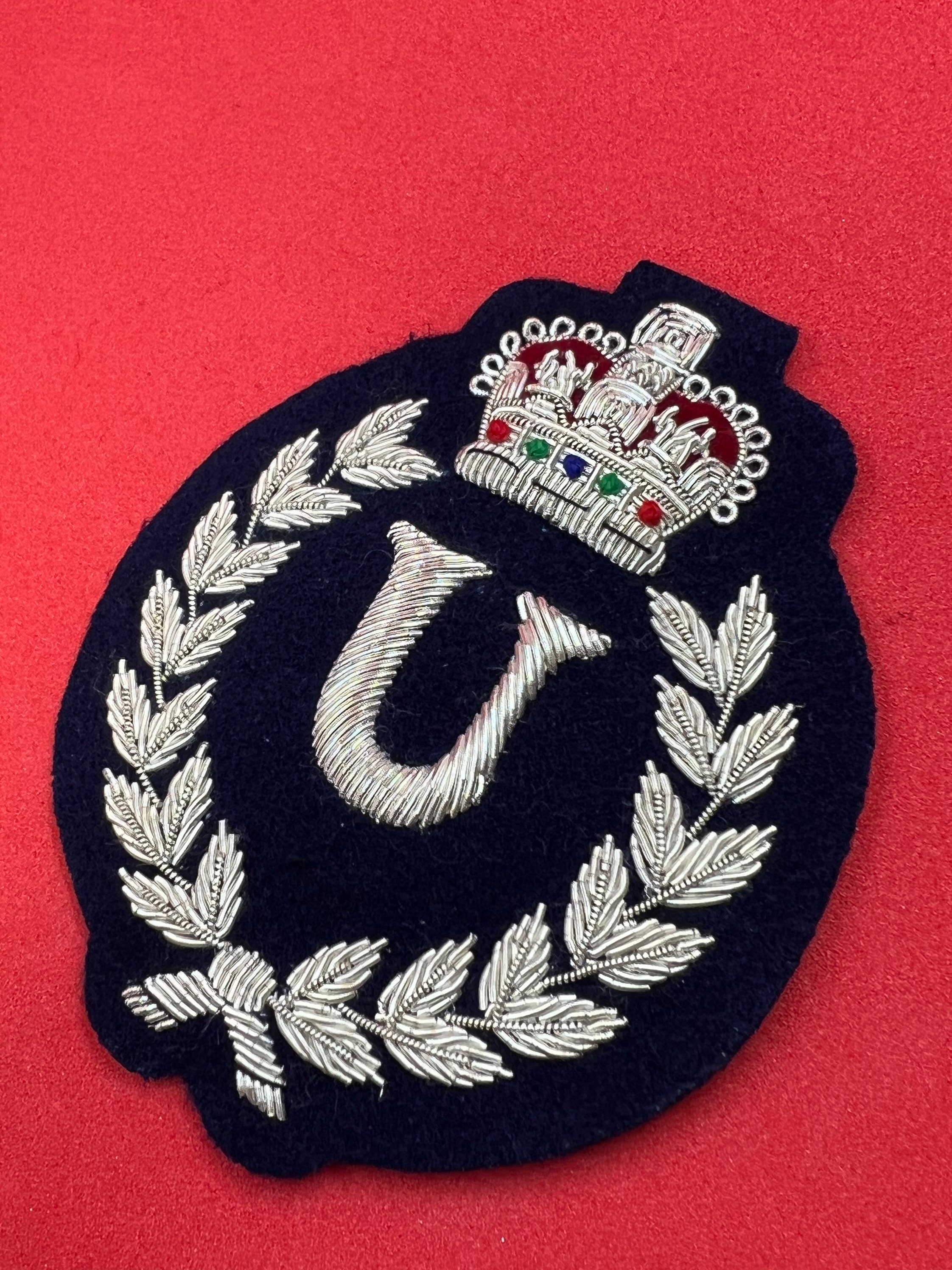 Hand Embroidered Silver Bullion Wire Alphabet Crest Blazer - Etsy UK