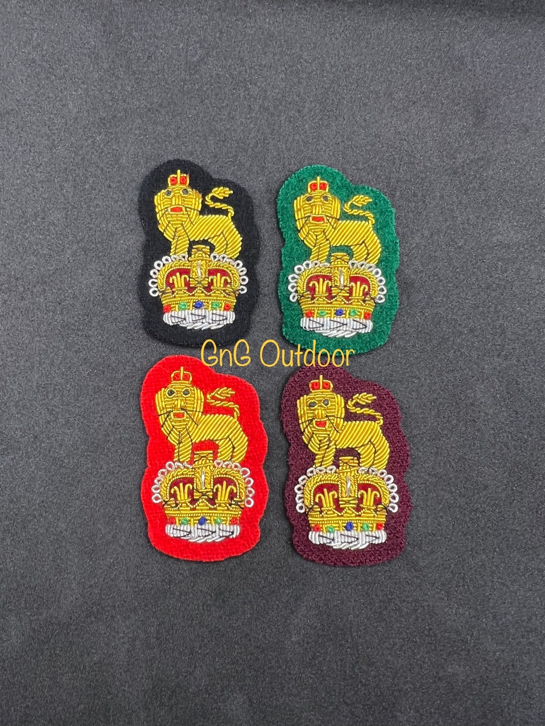 General Staff Officer Beret Badge Hand Embroidered Bullion and Wire ...