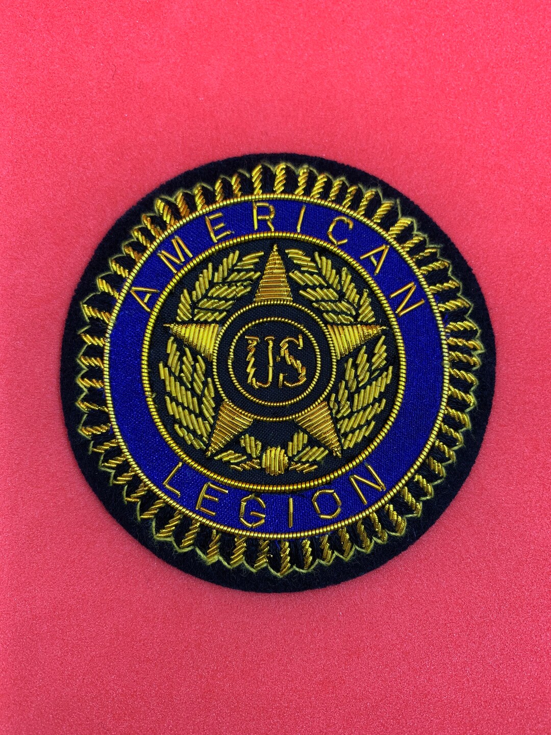 American Legion Hand Embroidered Blazer Patch Hand Embroidered Bullion ...