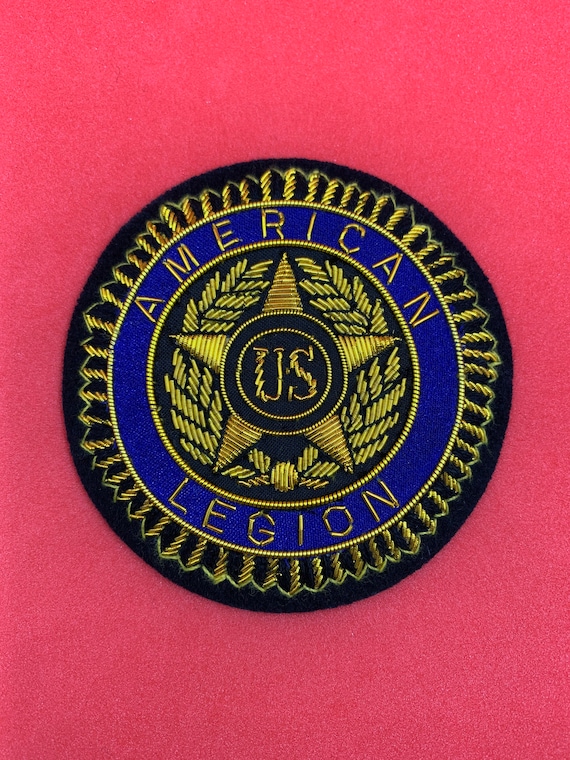 American Legion Hand Embroidered Blazer Patch Hand Embroidered - Etsy