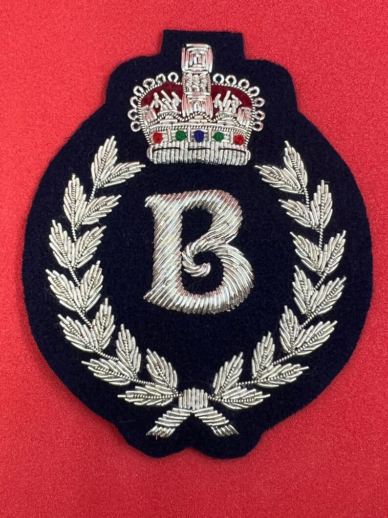 Customised Hand Embroidered Bullion and Wire Crest Blazer - Etsy