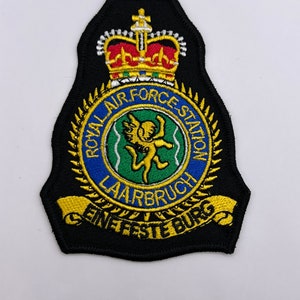 RAF Squadron Badge Royal Air Force Squadron Machine Embroidered Patches ...