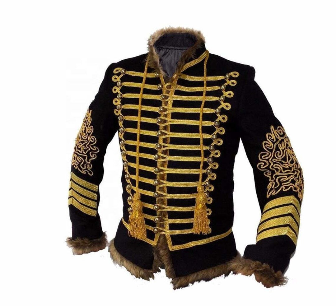 Napoleonic Hussar Jacket Military Uniform Piping Tunic Pelisse - Etsy
