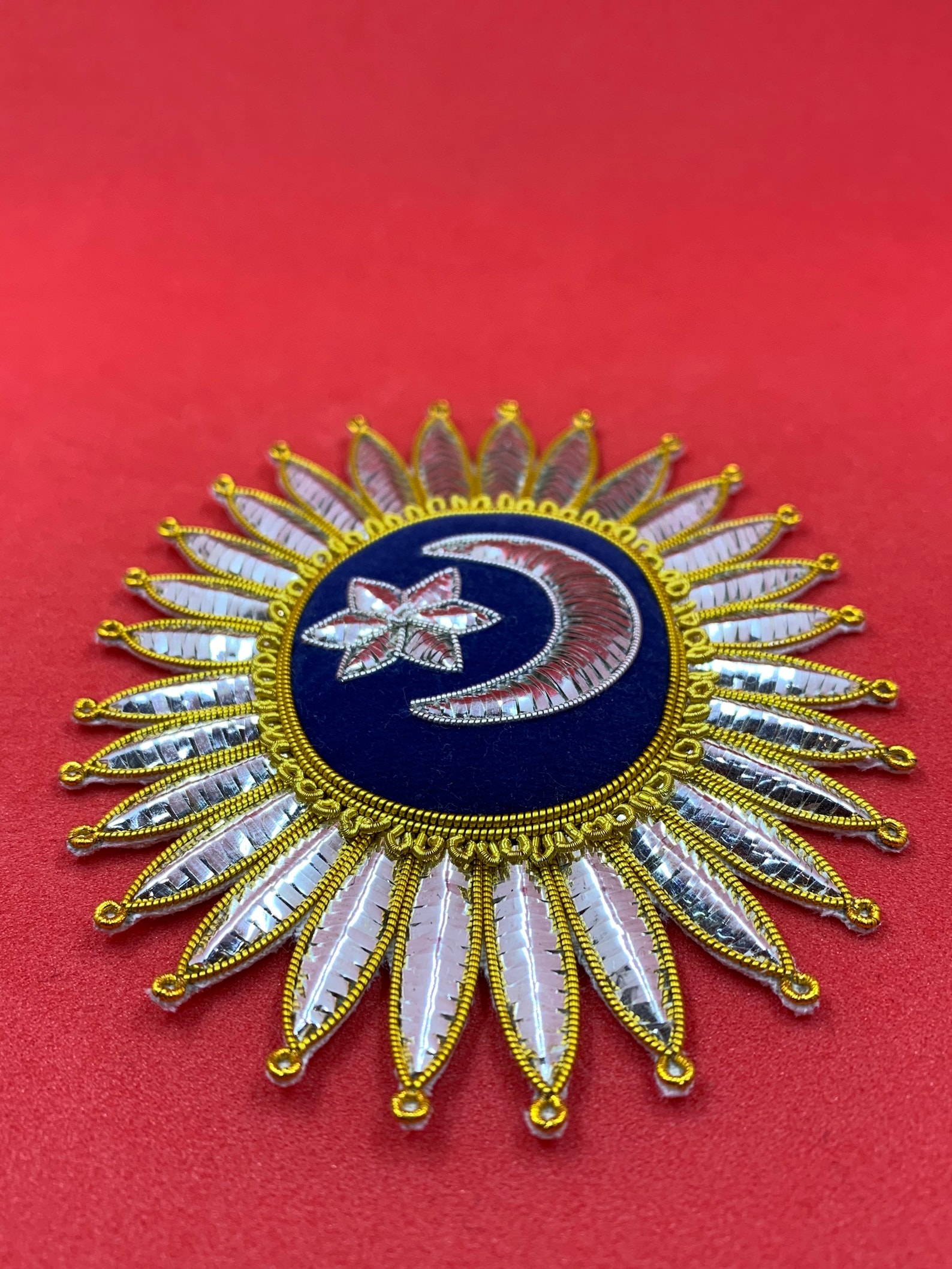 Lord Nelson Admiral Order Crescent Badge Hand Embroidered Lord Nelson ...