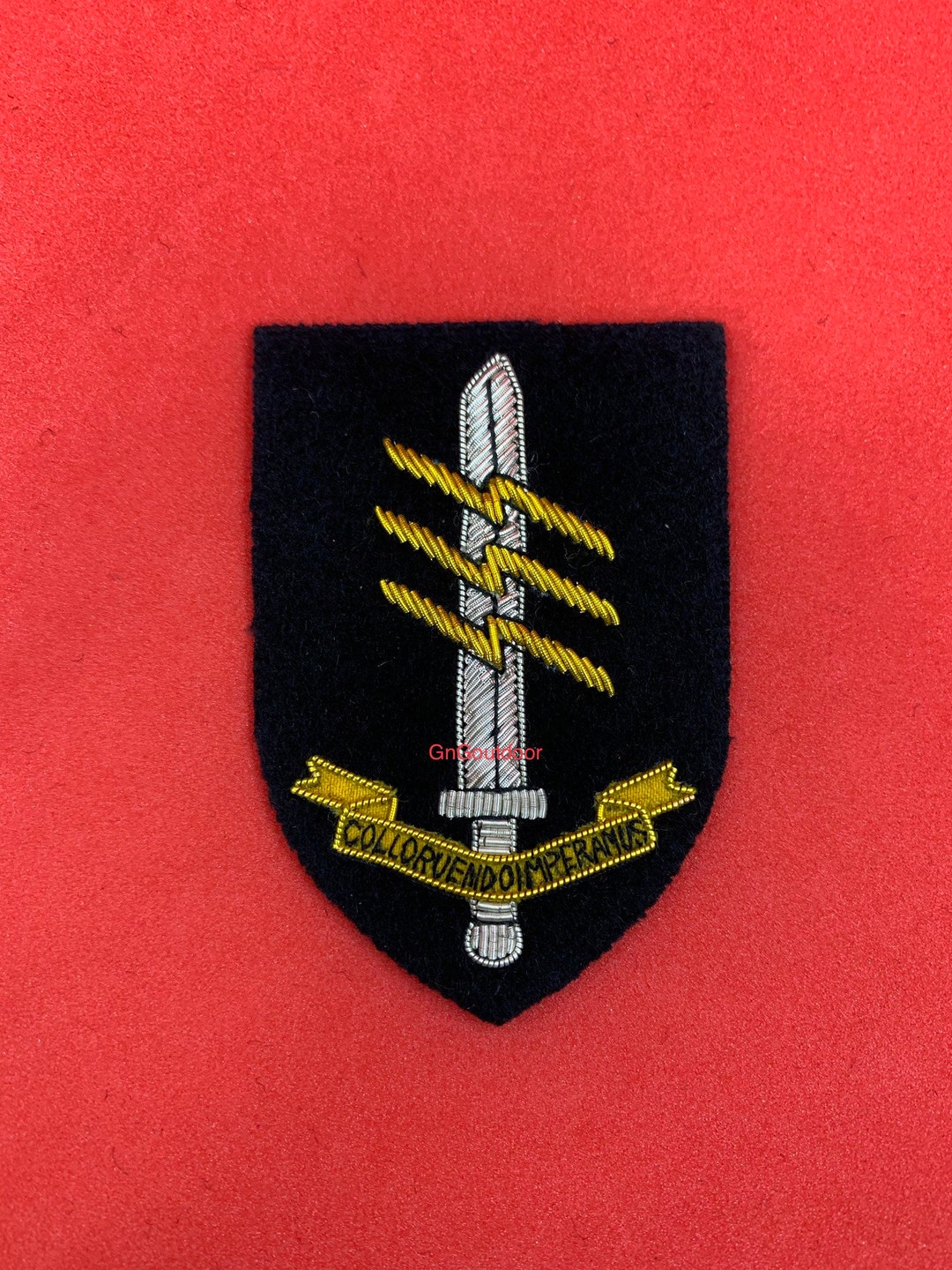 Special Forces Communicator Cap Badge Hand Embroidered Bullion and Wire ...