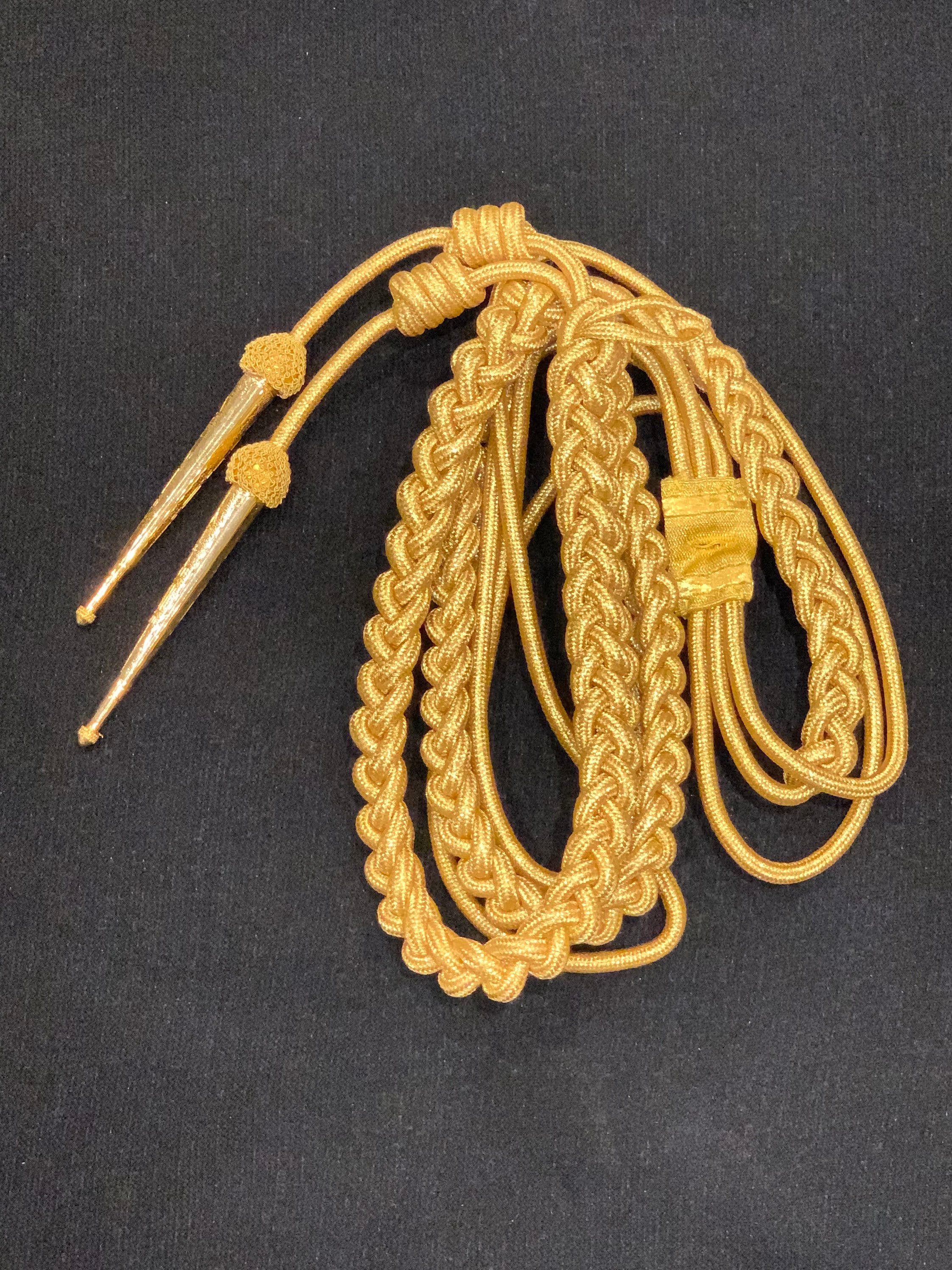 Aiguillette All Wire Gold Cord High Quality Full Size Handmade With ...