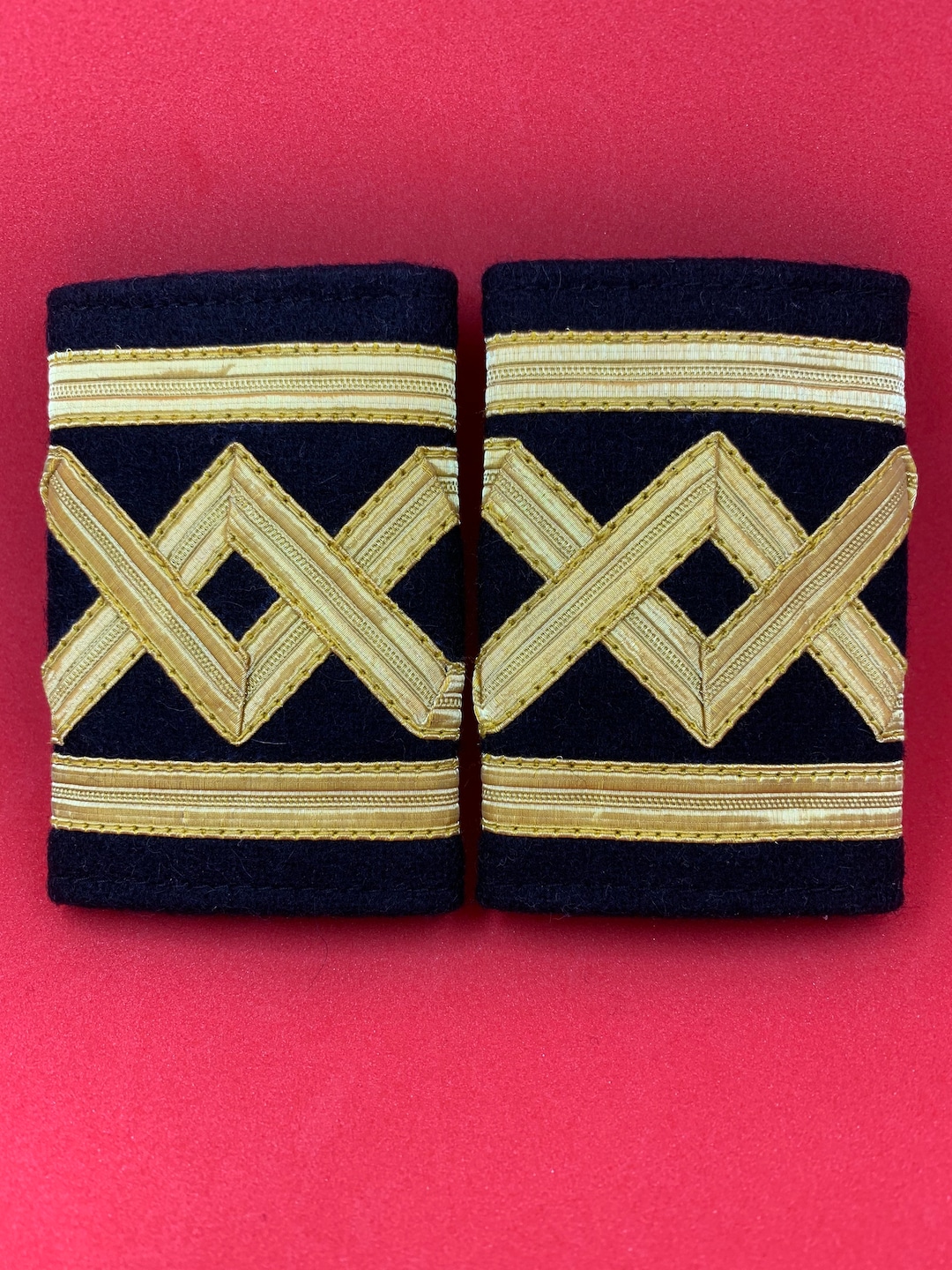 Shoulder Epaulettes Masters Merchant Navy Slip on Naval Uniform ...