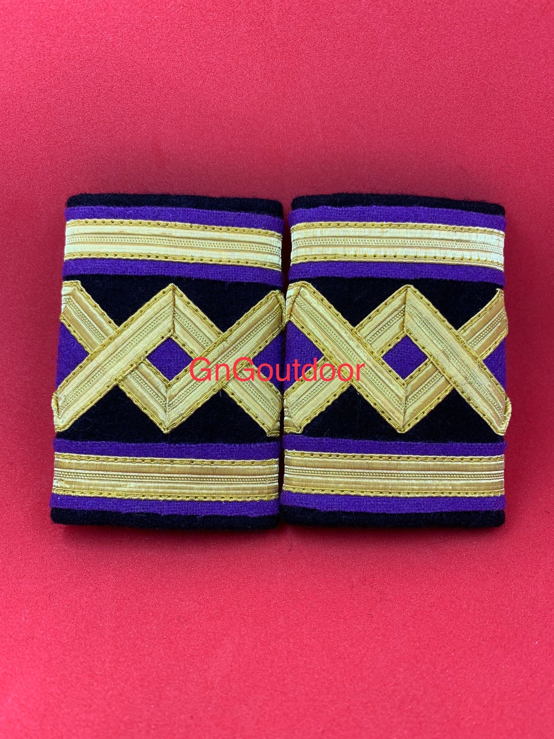 Shoulder Epaulettes Masters Merchant Navy Slip on Naval Uniform ...