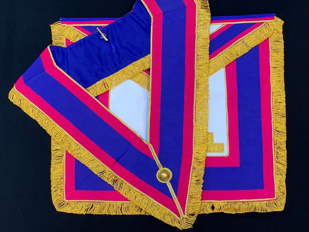 NEW Masonic Mark Provincial Full Dress Lambskin Leather Apron and ...