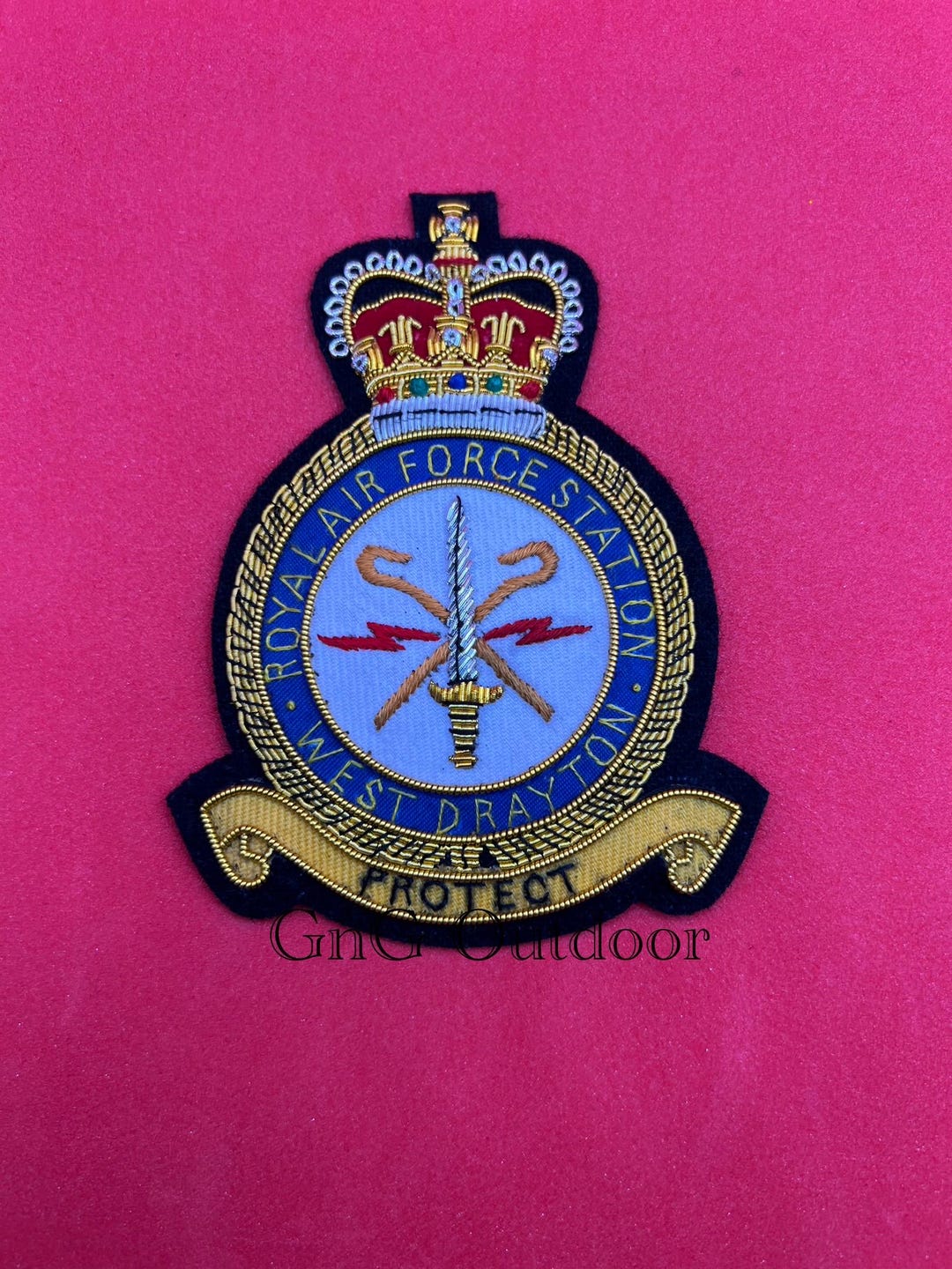 Royal Air Force Badges Customised Hand Embroidered Bullion and Wire ...
