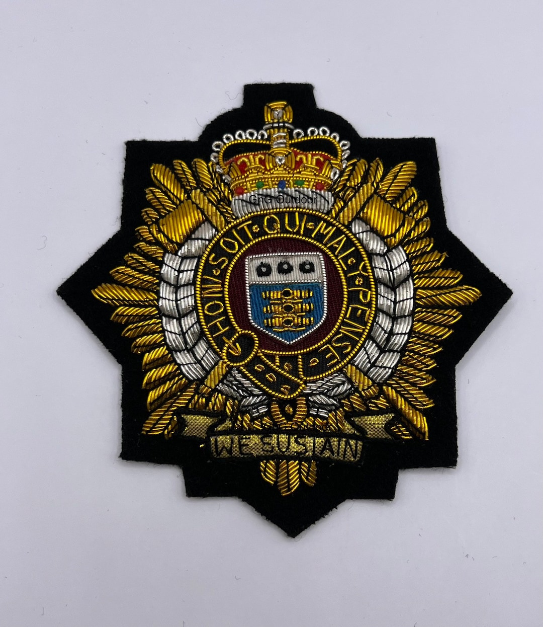 Royal Logistic Corp Badge RLC Embroidered Bullion and Wire Badge ...