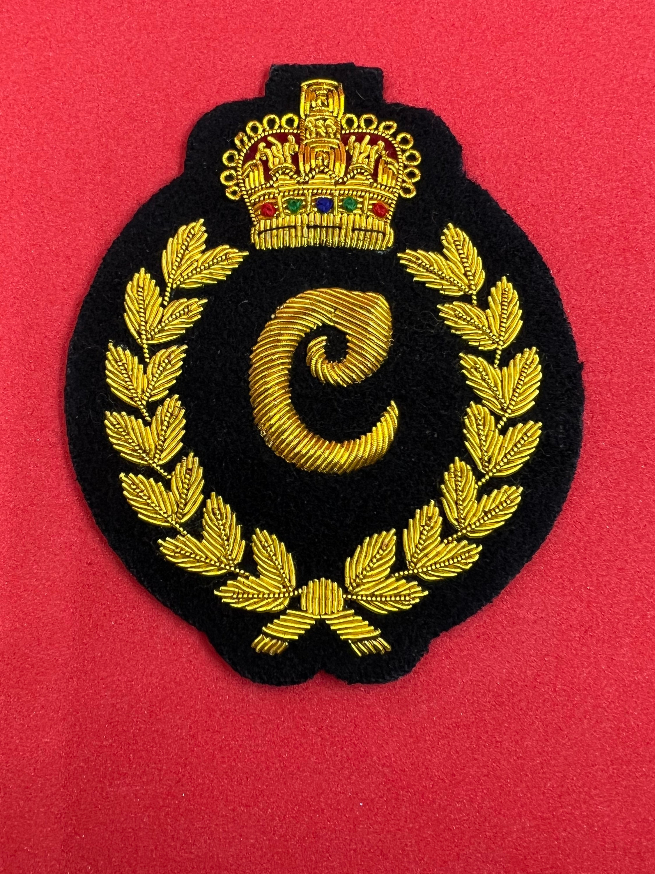 Hand Embroidered Gold Bullion Wire Alphabet Crest Blazer Badge - Etsy UK