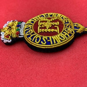 Officers Household Cavalry WO’S Bullion and Wire Embroided Beret Badge ...